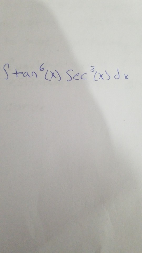 Solved Stan &(x) Sec?(x) dx | Chegg.com