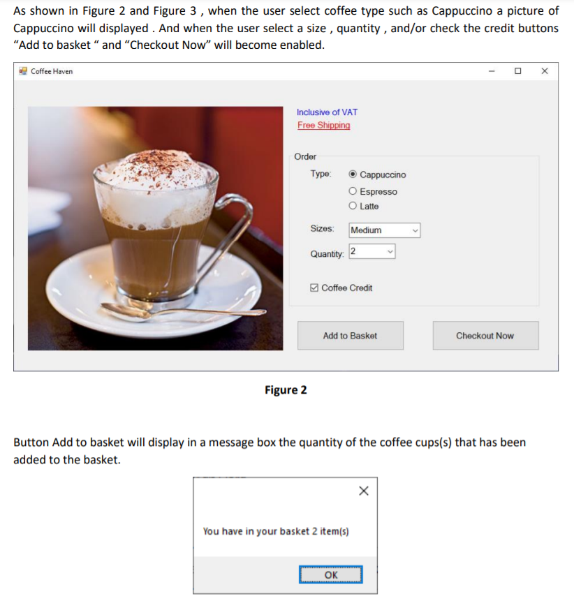 Solved Design and code a windows application for a small | Chegg.com