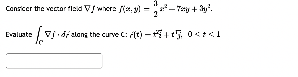 Solved Consider the vector field ∇f where | Chegg.com