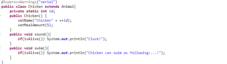 Java: Create a custom linked list, called AnimalList, | Chegg.com