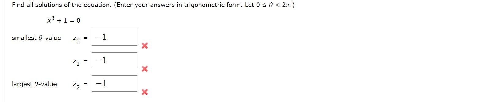 Solved Find all solutions of the equation. (Enter your | Chegg.com