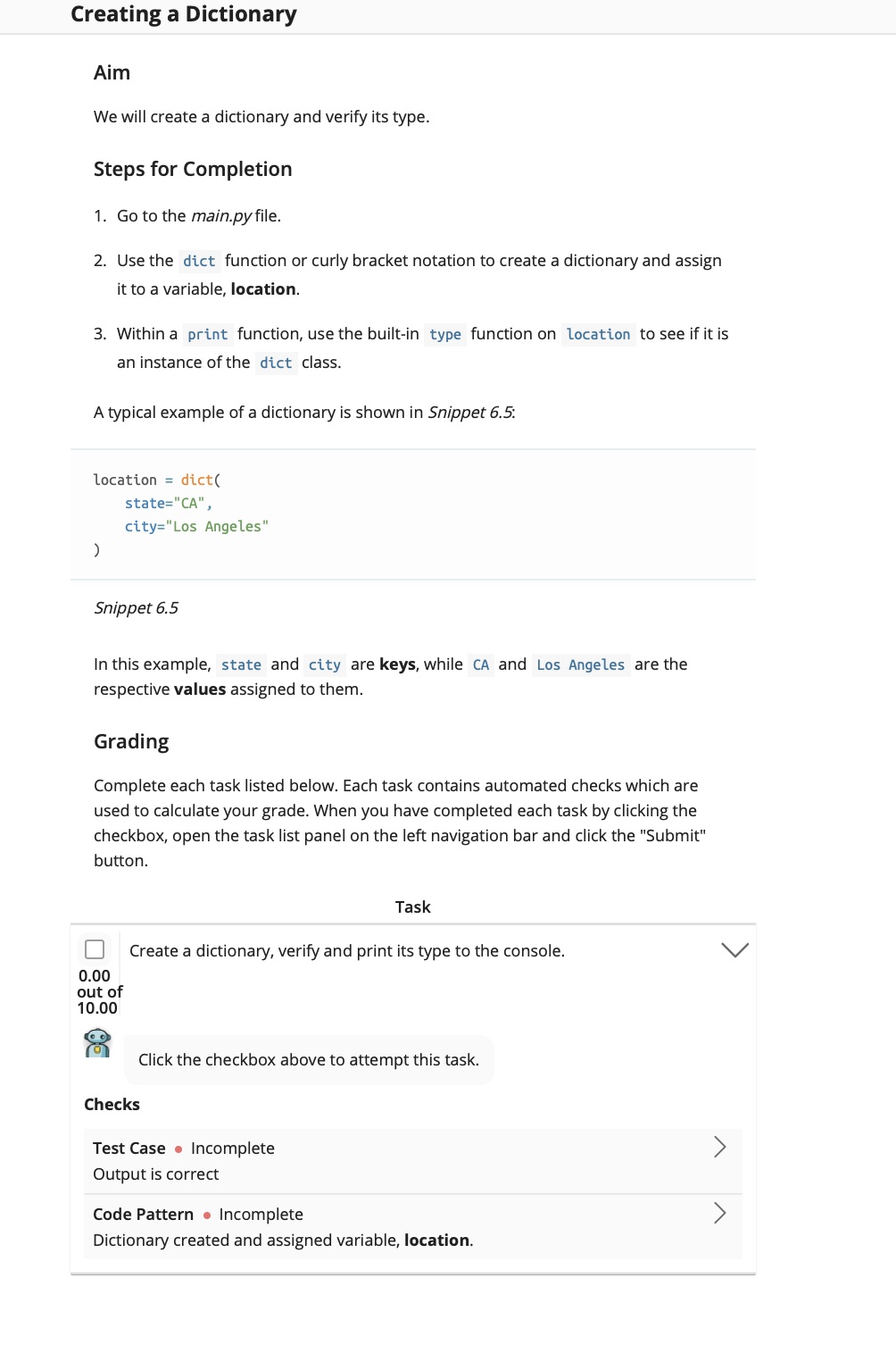 Solved CREATING A DICTIONARY PYTHON PLEASE KEEP CODE AS Chegg