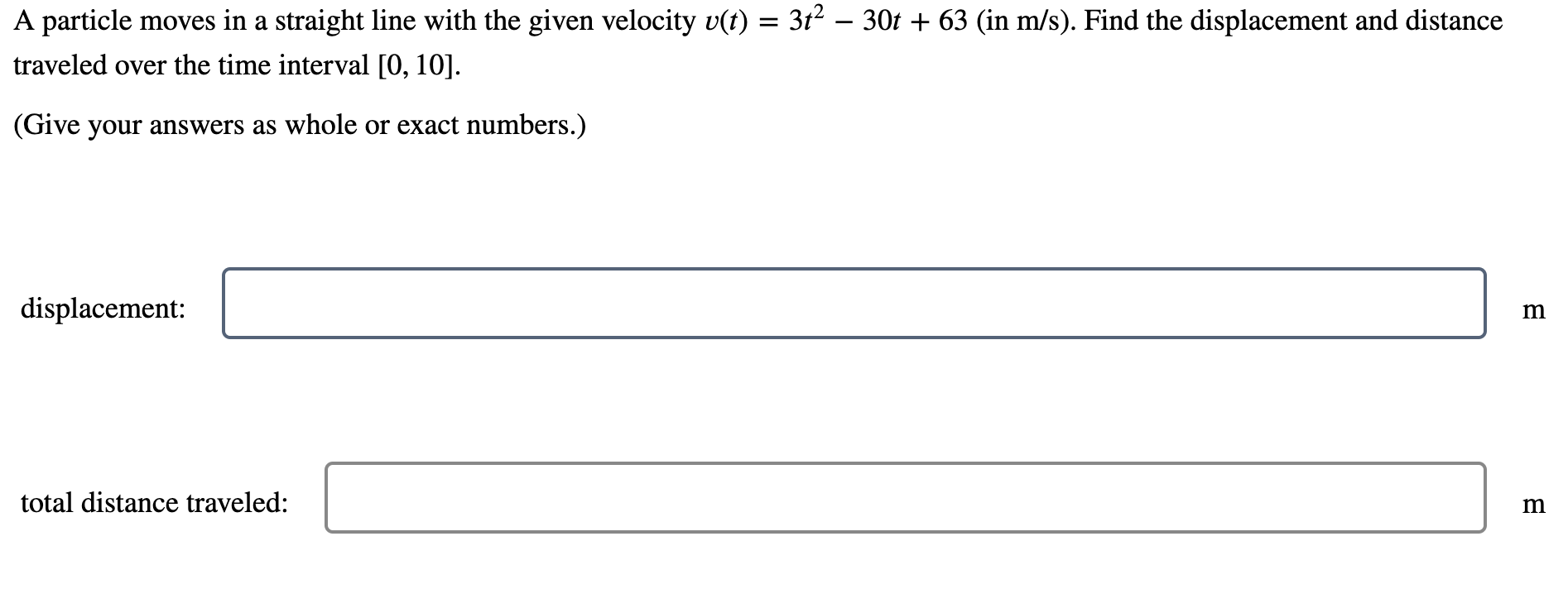[Solved]: A particle moves in a straight line with the giv