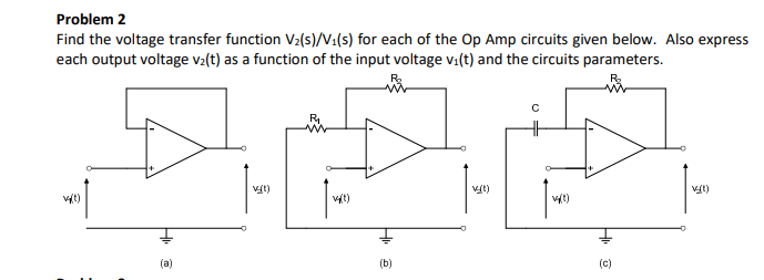 Solved Find the voltage transfer function v2(s)/v1(s) ﻿for | Chegg.com