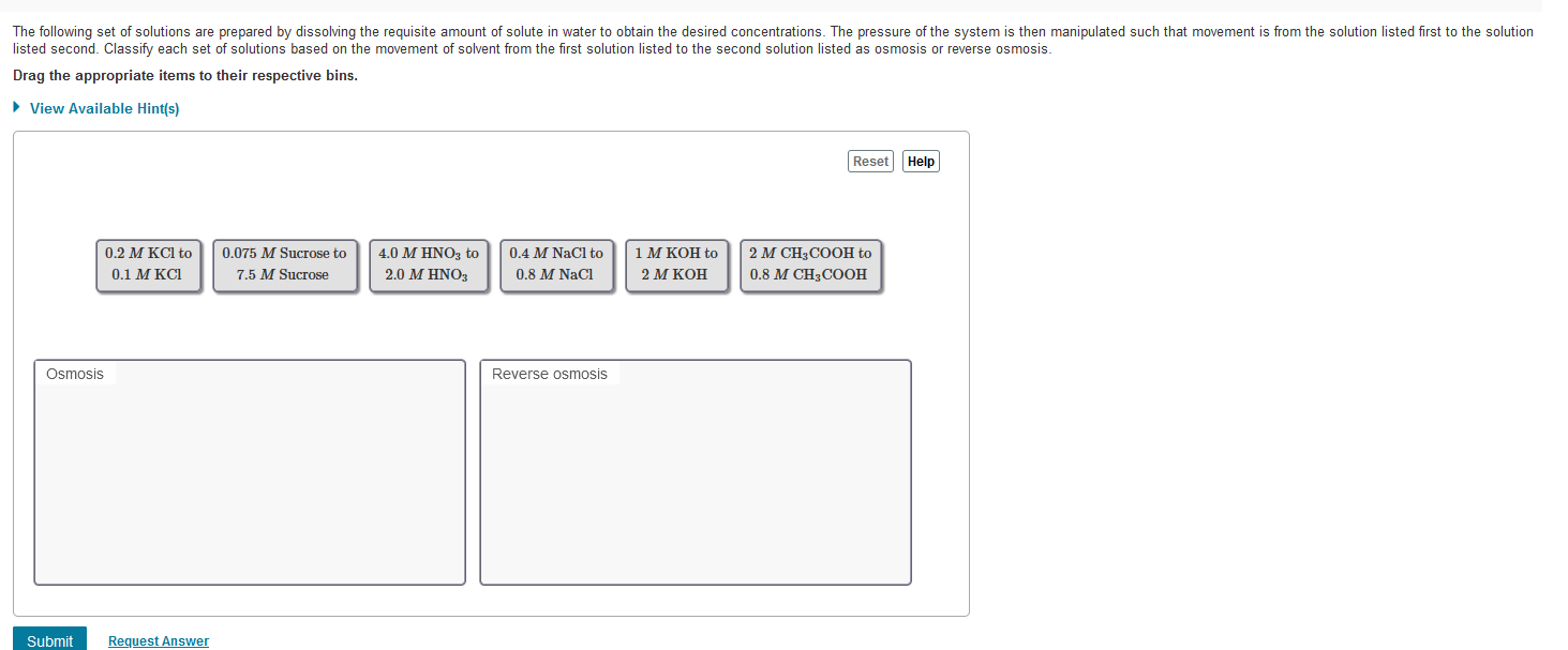 Solved listed second. Classify each set of solutions based | Chegg.com