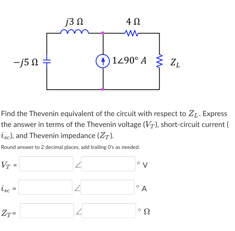 Solved Find the Thevenin equivalent of the circuit with | Chegg.com
