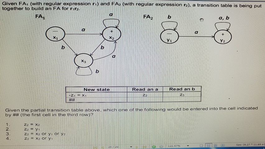 Solved Kleene's theorem can be used to turn a transition | Chegg.com