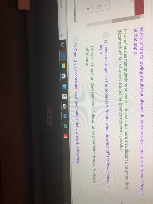 Solved Which of the following should you always do when | Chegg.com