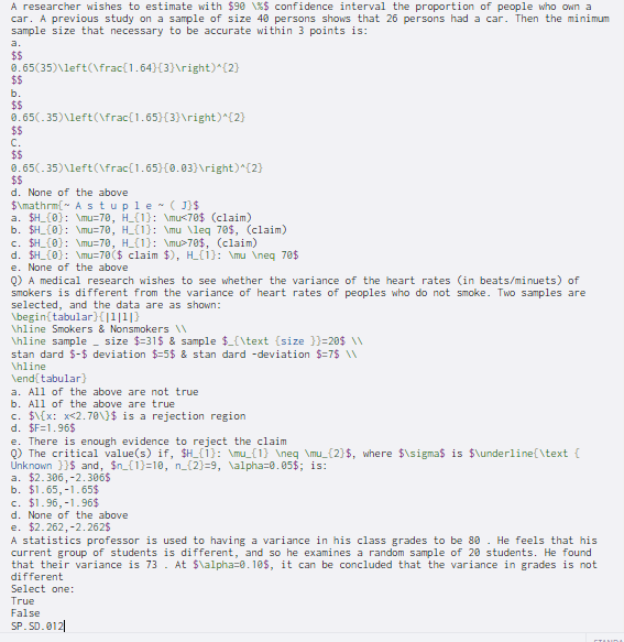 Solved A researcher wishes to estimate with $90 %$ | Chegg.com
