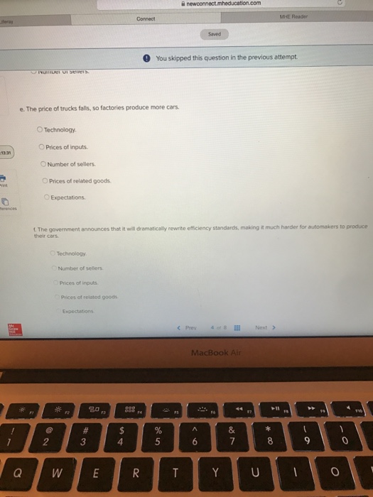 Solved MHE Reader 0 You skipped this question in the | Chegg.com