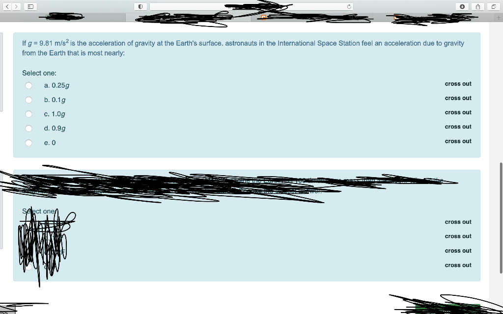 Solved If g = 9.81 m/s2 is the acceleration of gravity at | Chegg.com
