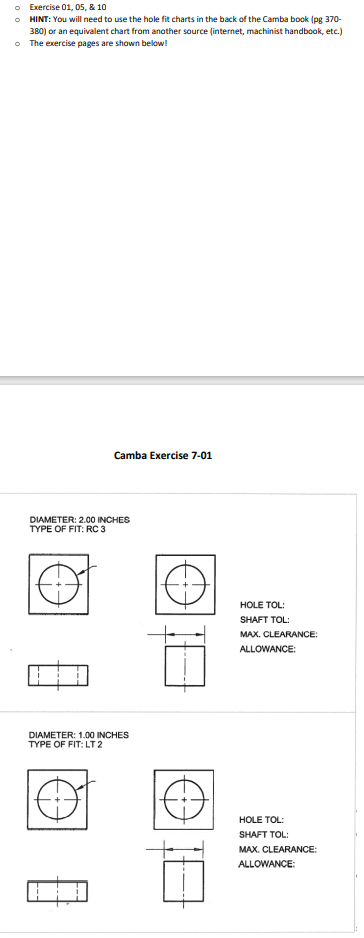 Solved o Exercise 01, 05, & 10 HINT: You will need to use | Chegg.com