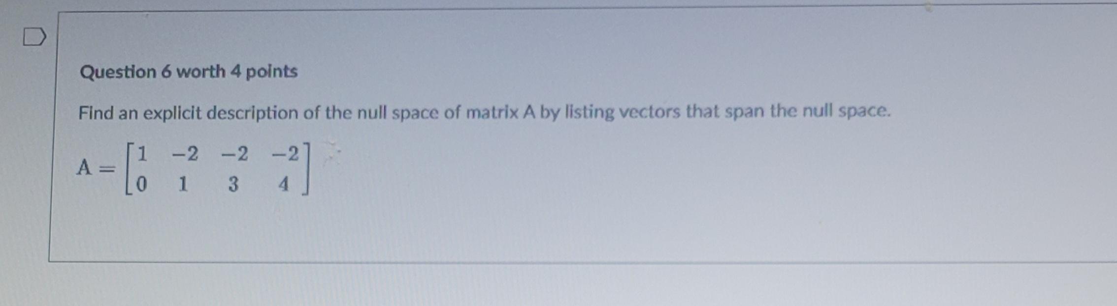 Solved Question 6 worth 4 points Find an explicit | Chegg.com