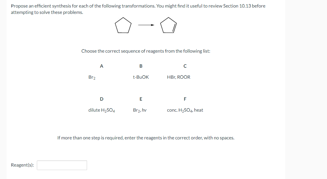 Solved Propose an efficient synthesis for each of the | Chegg.com