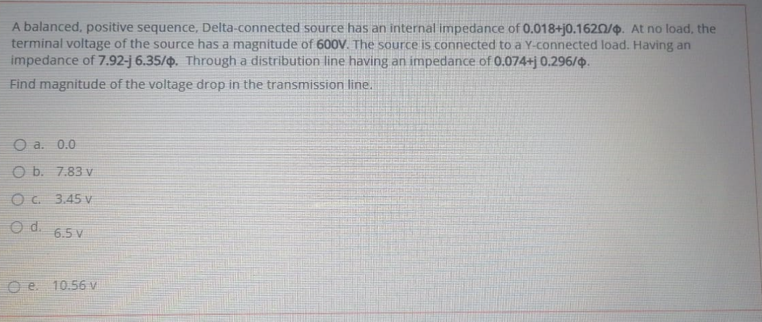 Solved A balanced. positive sequence, Delta-connected source | Chegg.com