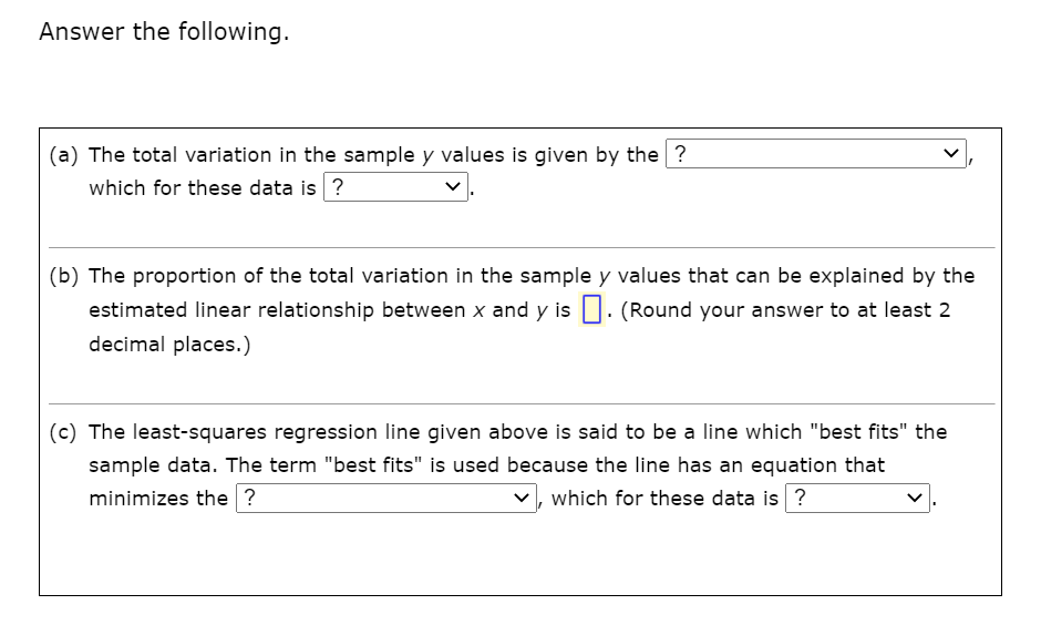 Solved Bivariate data obtained for the paired variables x | Chegg.com