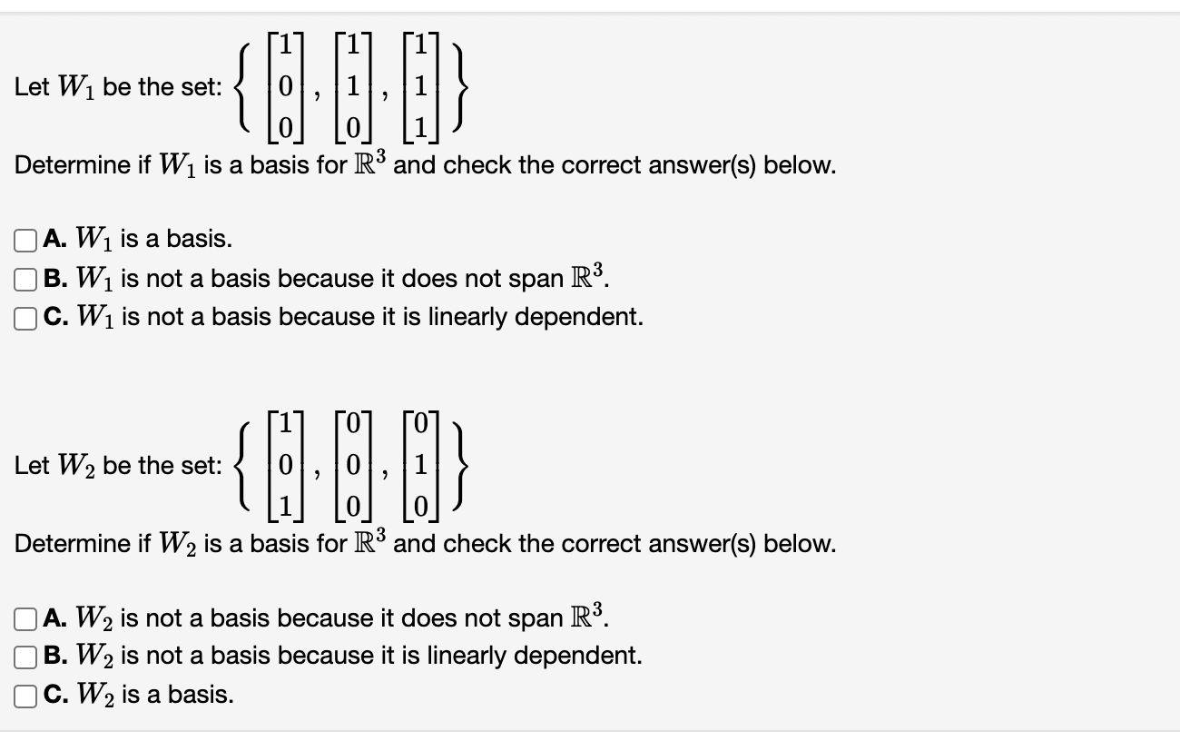 Solved ***LINEAR ALGEBRA***Please try to answer all the | Chegg.com