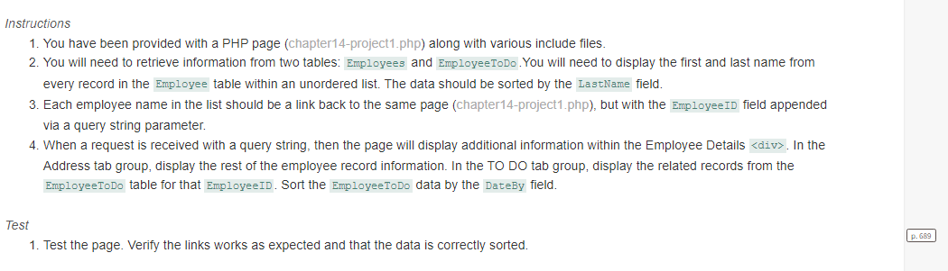 Overview Demonstrate your ability to retrieve | Chegg.com