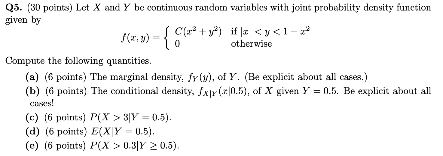 Solved f(x,y)={C(x2+y2)0 if ∣x∣ | Chegg.com