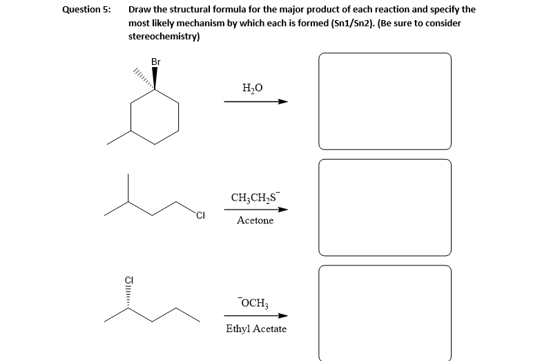 Solved Draw the structural formula for the major product of | Chegg.com