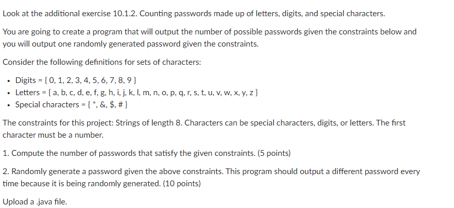 Solved Look at the additional exercise 10.1.2. Counting | Chegg.com