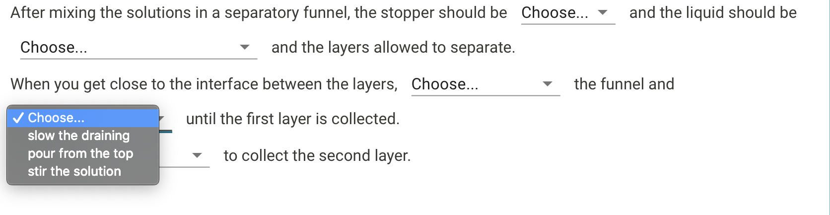 Solved After mixing the solutions in a separatory funnel, | Chegg.com