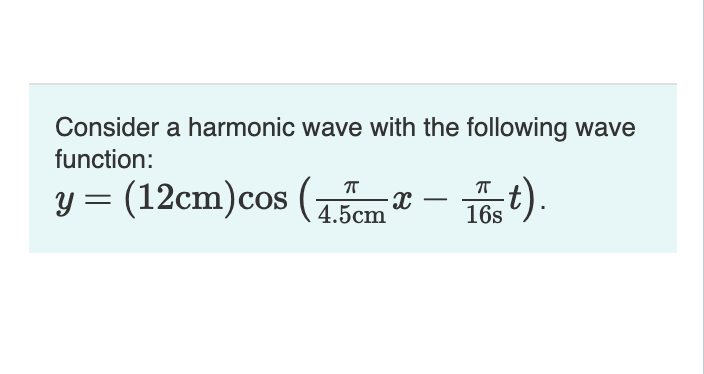 Solved a) Choose the graph of the wave at t= 4.0 | Chegg.com