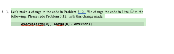Let's make a change to the code in Problem 3.12.. We | Chegg.com