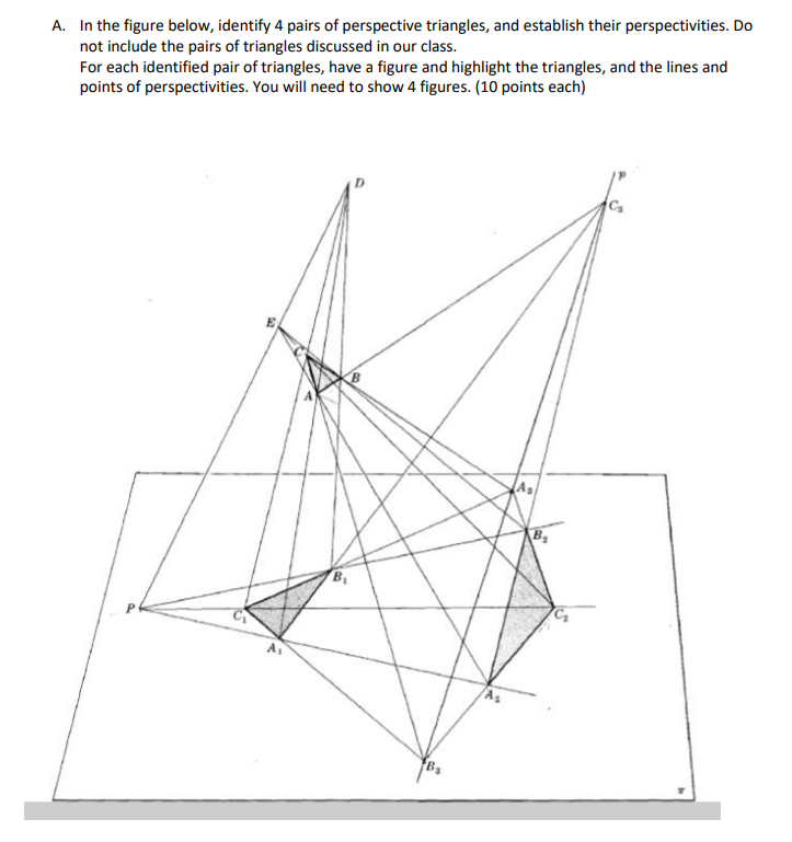 Solved A. In the figure below, identify 4 pairs of | Chegg.com