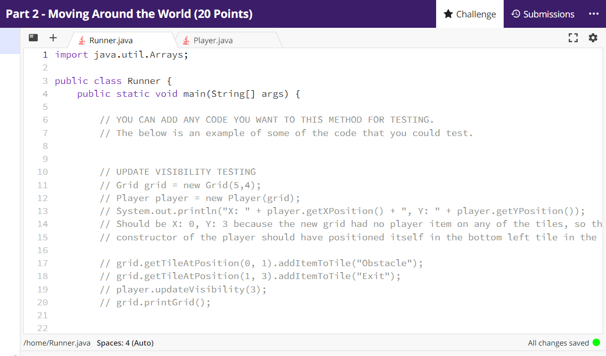 Solved Part 2 - Moving Around the World (20 Points) In this | Chegg.com