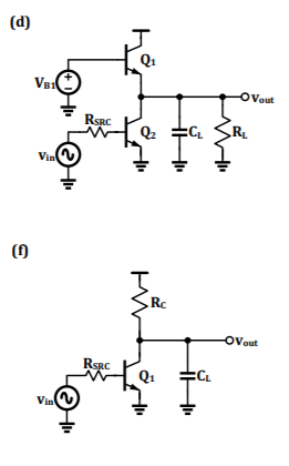 5. Determine the -3dB bandwidth of the circuits shown | Chegg.com