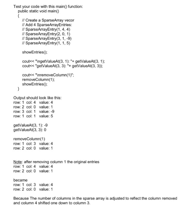 Solved A two-dimensional array of integers in which most | Chegg.com