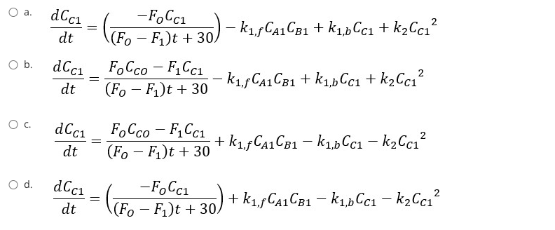 Solved Consider a single perfectly mixed CSTR with inlet | Chegg.com