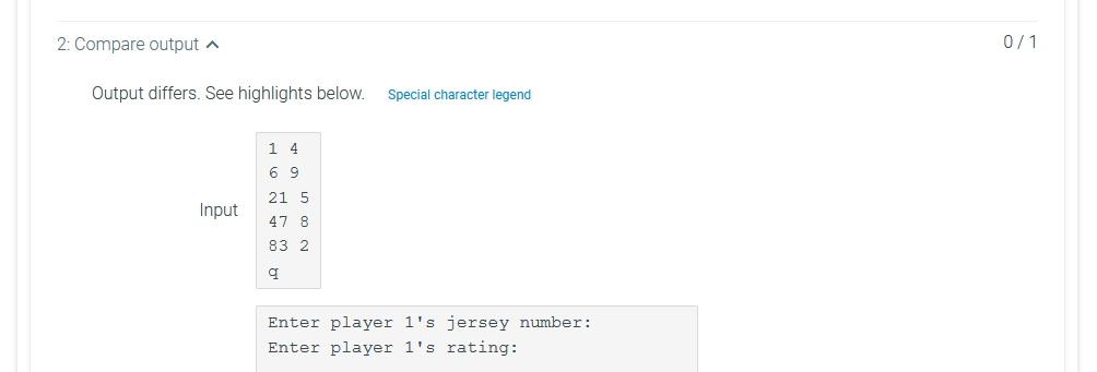 Solved 8.14 LAB*: Program: Soccer team roster This program | Chegg.com