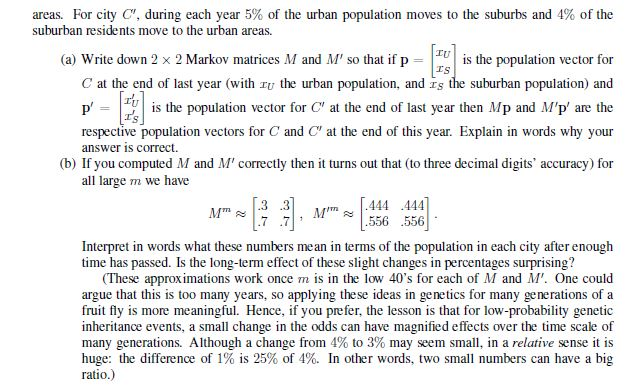 Solved Exercise 16.7. Consider two cities and C' with the | Chegg.com