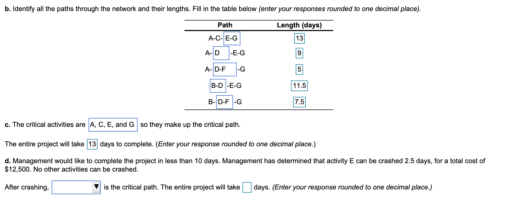 Solved Consider the following project activities. Click the | Chegg.com