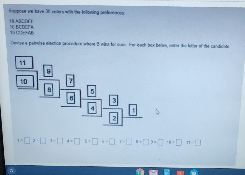 Solved Suppose we have 30 voters with the following | Chegg.com