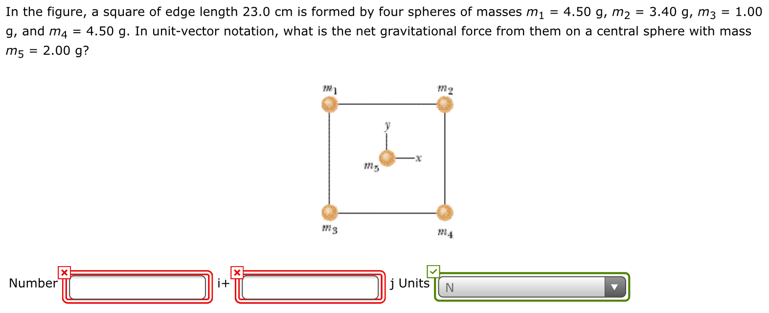 Solved In the figure, a square of edge length 23.0 cm is | Chegg.com