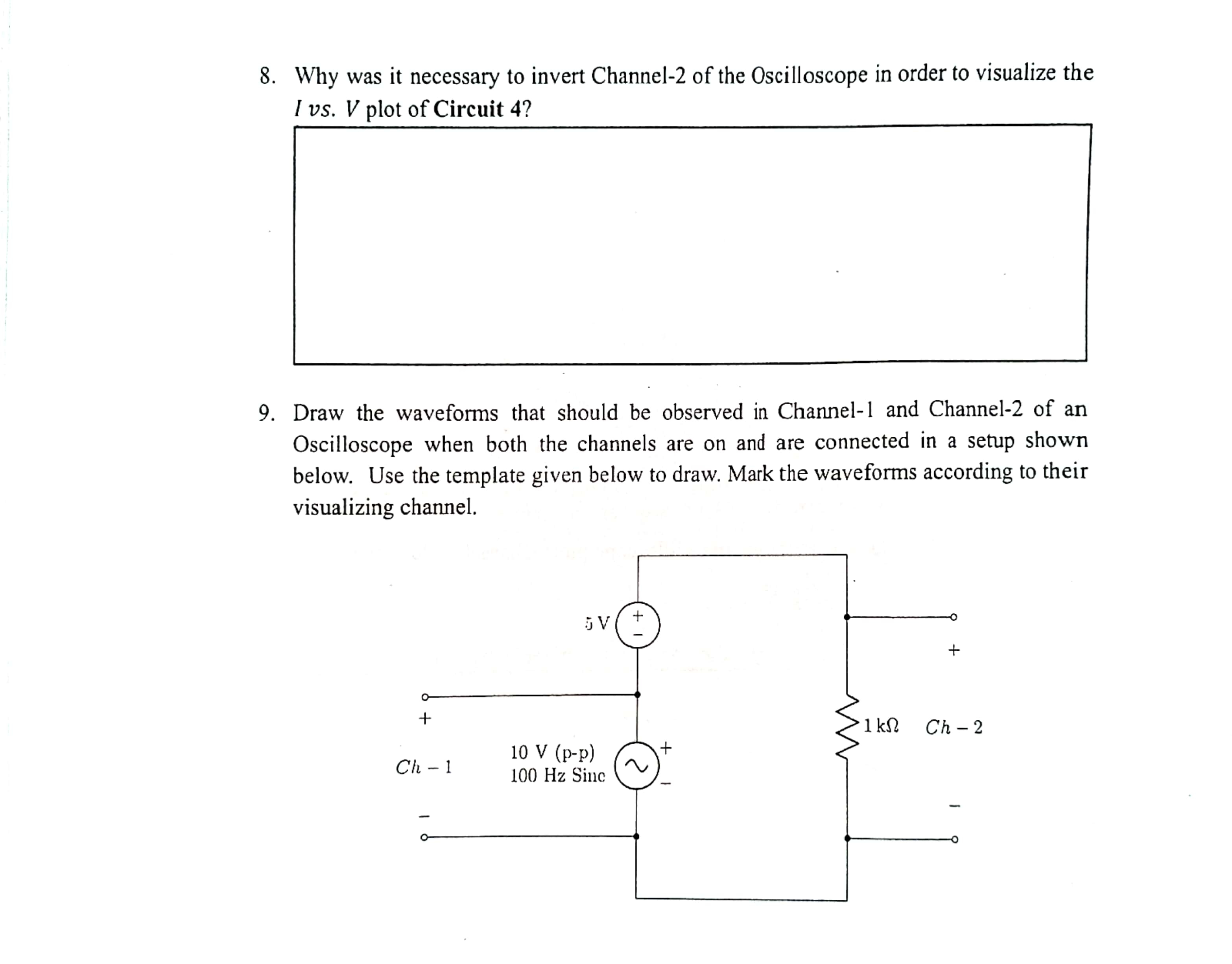 Solved > Construct the following circuits on a breadboard. | Chegg.com