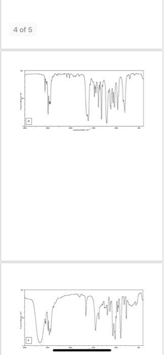 Infrared Spectroscopy Worksheet Match the compounds | Chegg.com