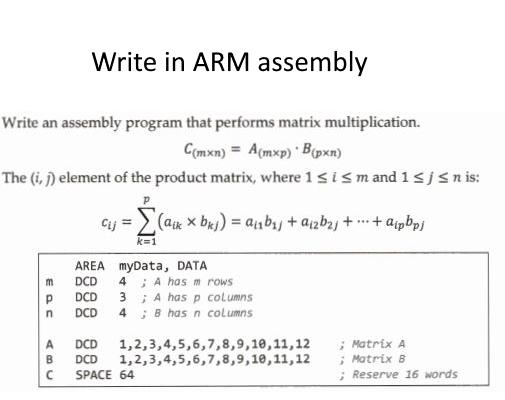 Solved Write in ARM assembly Write an assembly program that | Chegg.com