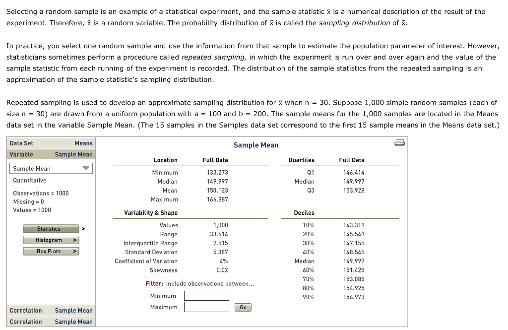 Solved Selecting a random sample is an example of a | Chegg.com