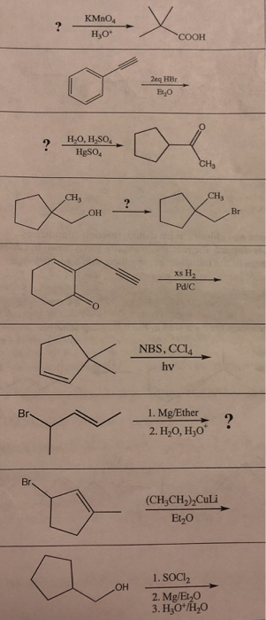 Solved Provide the missing reactant(s), reagent(s), or | Chegg.com