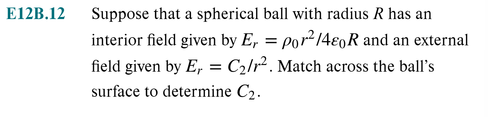 Solved Suppose that a spherical ball with radius R has an | Chegg.com