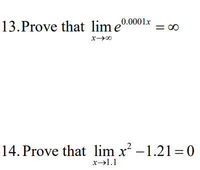Solved use rigorous definition of limits and epsilon -delta | Chegg.com