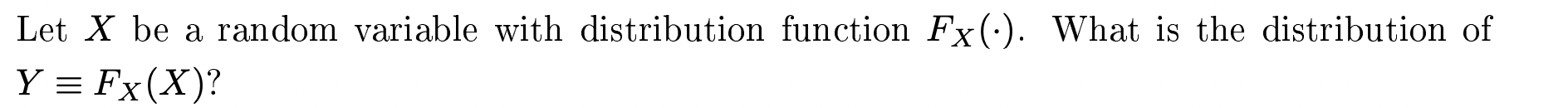 Solved Let X be a random variable with distribution function | Chegg.com