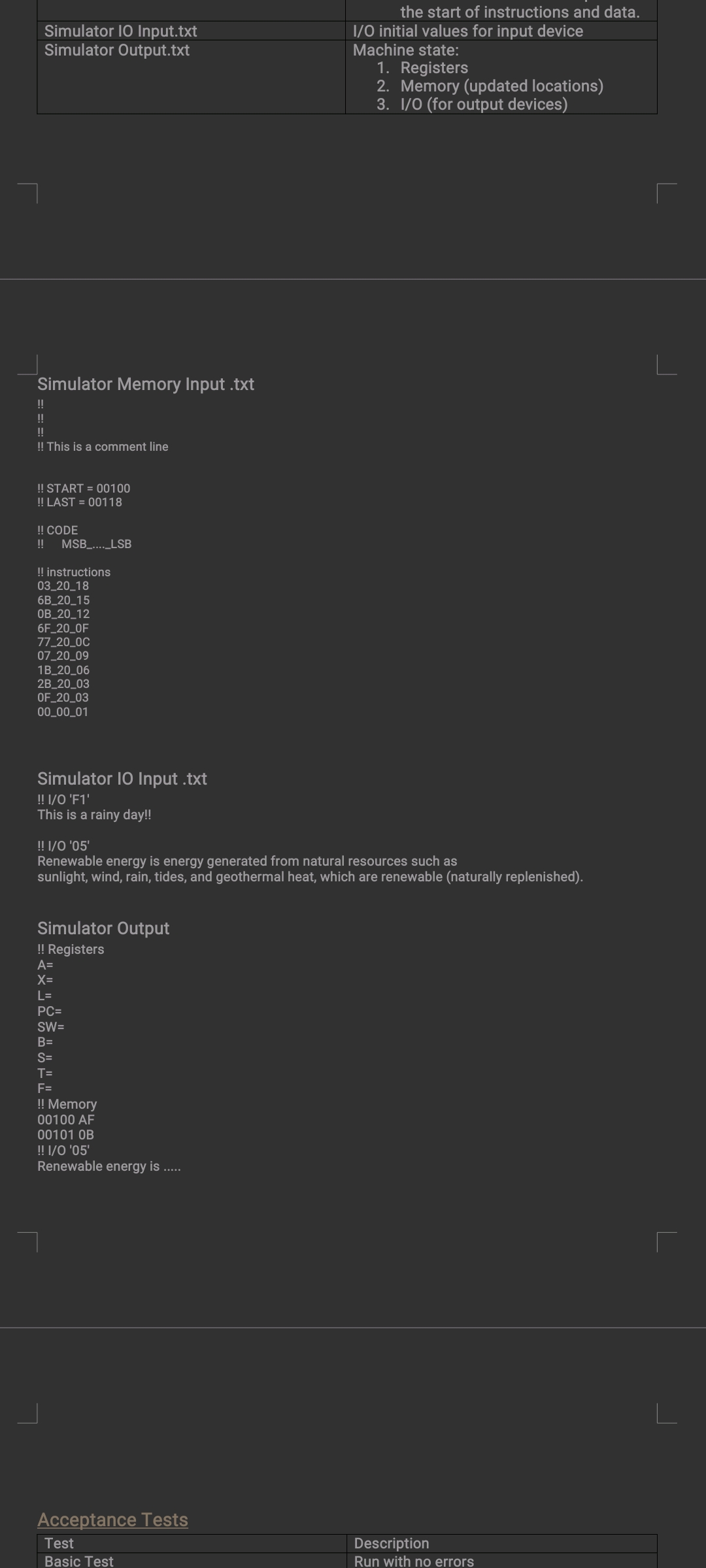 Solved \\( \\leftarrow \\) SIC_XE Simulator Proj... Q SIC/XE | Chegg.com