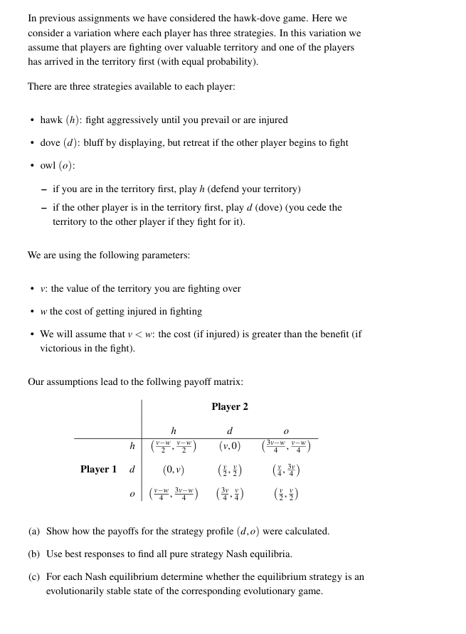 Solved In previous assignments we have considered the | Chegg.com