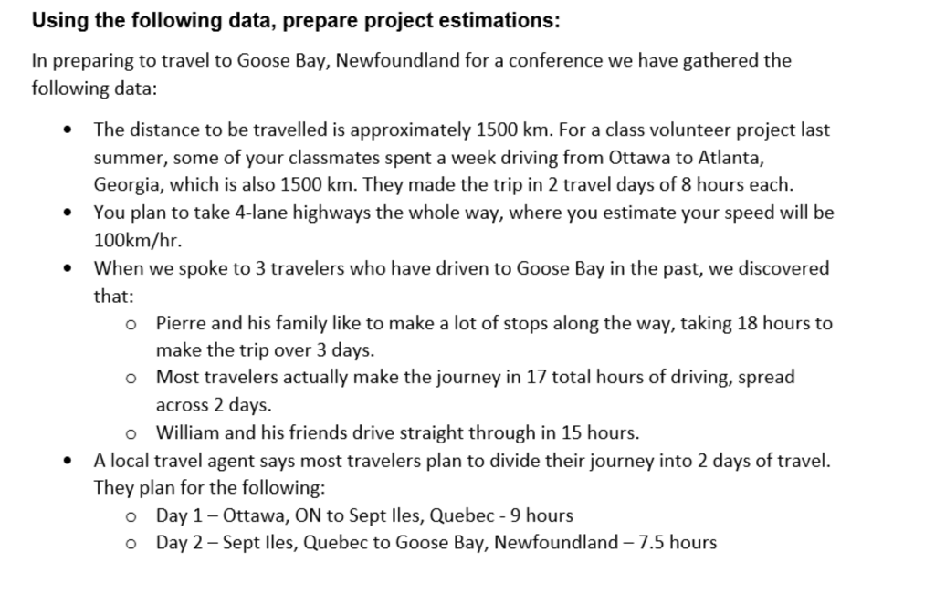 Solved Using the data in the case study above, complete a | Chegg.com