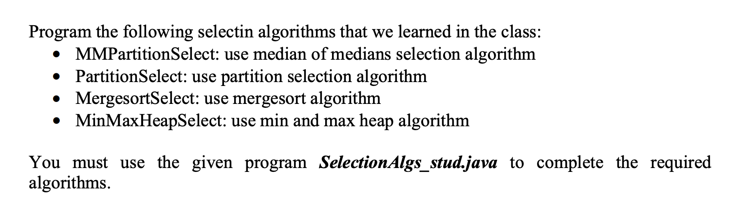 // Implemet the following classes: // | Chegg.com